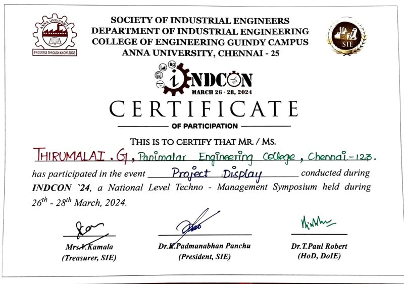 G Thirumalai on LinkedIn: #techsymposium #engineering #projectdisplay # ... G Thirumalai on LinkedIn: #techsymposium #engineering #projectdisplay # ...