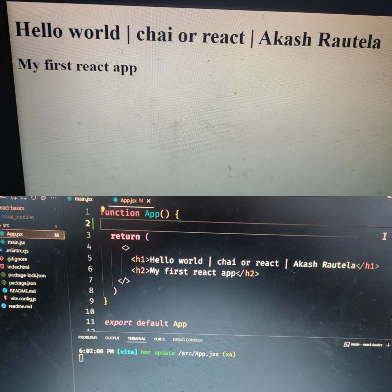Akash Rautela on LinkedIn: #chaiaurcode #chaiaurcode #react # ... Akash Rautela on LinkedIn: #chaiaurcode #chaiaurcode #react # ...