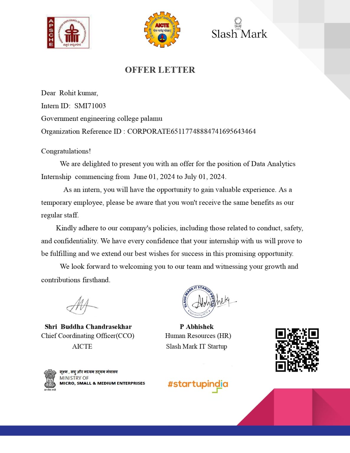Rohit Kumar on LinkedIn: #internship Rohit Kumar on LinkedIn: #internship