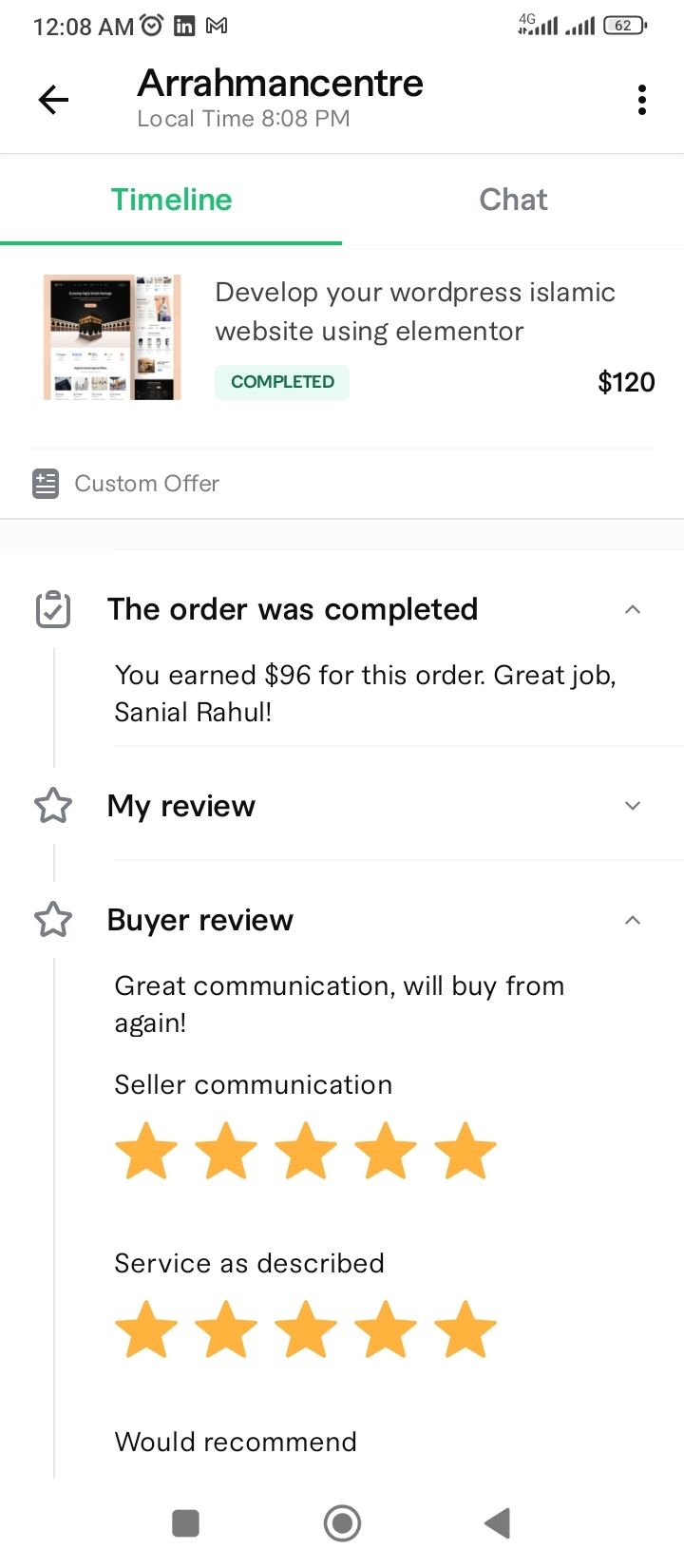 Sanial Hasan Rahul on LinkedIn: Alhamdulillah, 1st order of 120$ is ... Sanial Hasan Rahul on LinkedIn: Alhamdulillah, 1st order of 120$ is ...