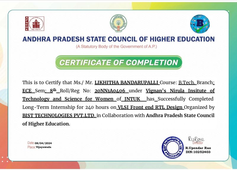 Likhitha bandarupalli on LinkedIn: #vlsi #vlsifrontrndrtldesign Likhitha bandarupalli on LinkedIn: #vlsi #vlsifrontrndrtldesign