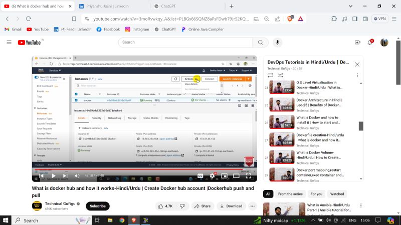 Priyanshu Joshi on LinkedIn: #devops #docker #aws #learningjourney Priyanshu Joshi on LinkedIn: #devops #docker #aws #learningjourney