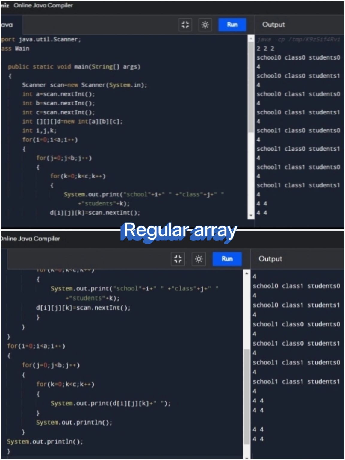 Jai Saratha Baskaran on LinkedIn: #arrays #regulararray # ... Jai Saratha Baskaran on LinkedIn: #arrays #regulararray # ...