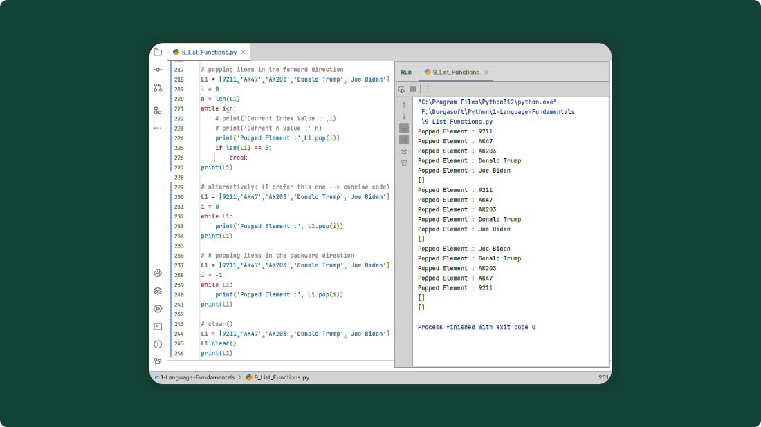 Python Day 18: List Methods Part 2 by Durga Software Solutions ... Python Day 18: List Methods Part 2 by Durga Software Solutions ...