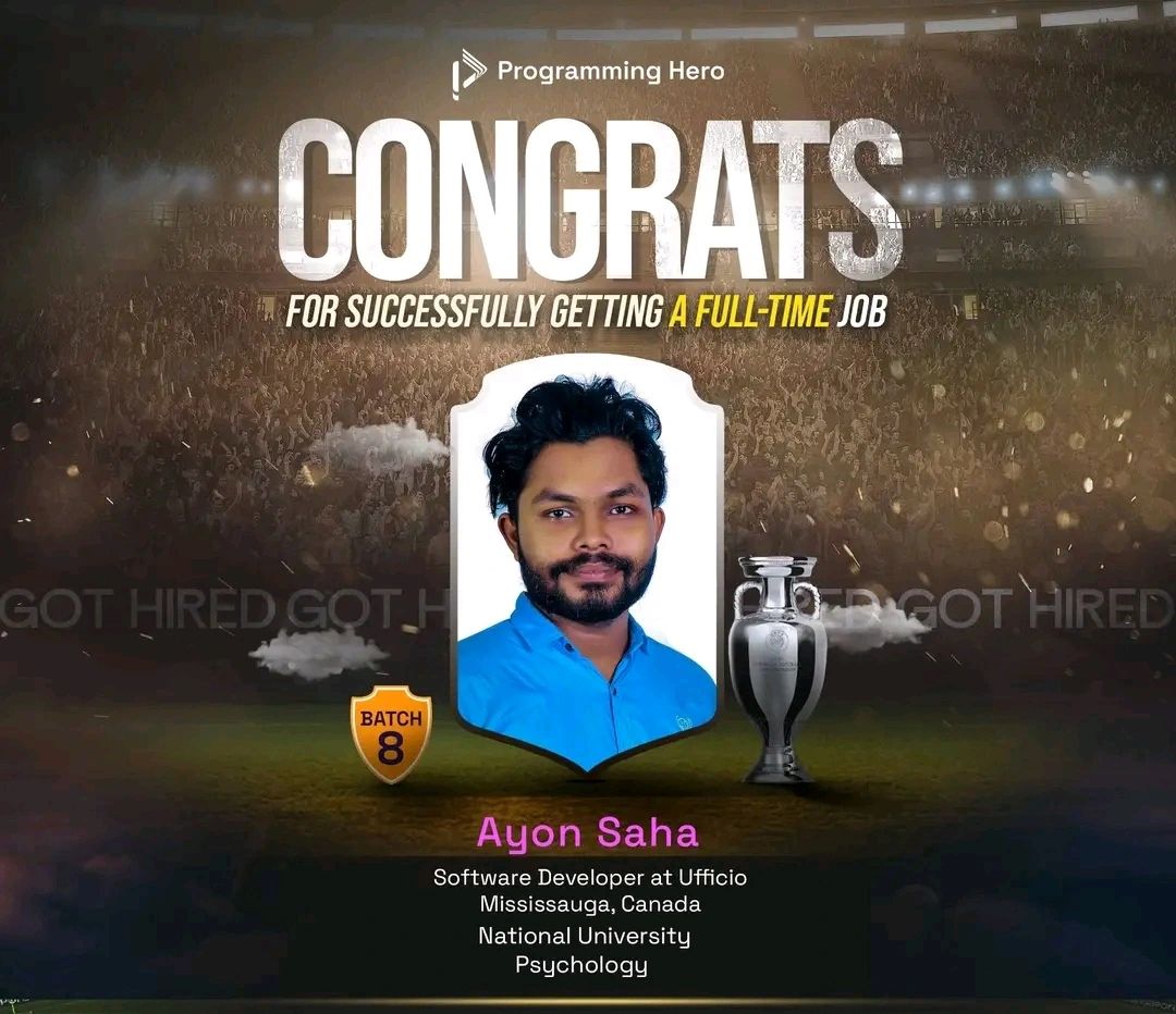 Ayon Saha on LinkedIn: #newjob #softwaredeveloper #mernstack # ... Ayon Saha on LinkedIn: #newjob #softwaredeveloper #mernstack # ...
