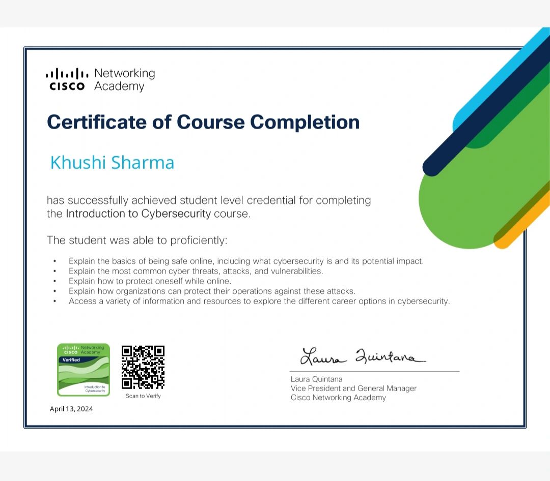 KHUSHI SHARMA posted on LinkedIn KHUSHI SHARMA posted on LinkedIn
