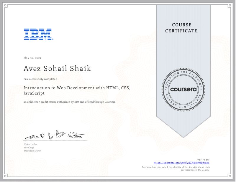 Avez Sohail on LinkedIn: #webdevelopment #html #css #javascript # ... Avez Sohail on LinkedIn: #webdevelopment #html #css #javascript # ...