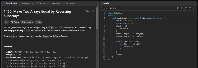 Kishore M on LinkedIn: #leetcode #codingchallenge #arrays #sorting # ... Kishore M on LinkedIn: #leetcode #codingchallenge #arrays #sorting # ...