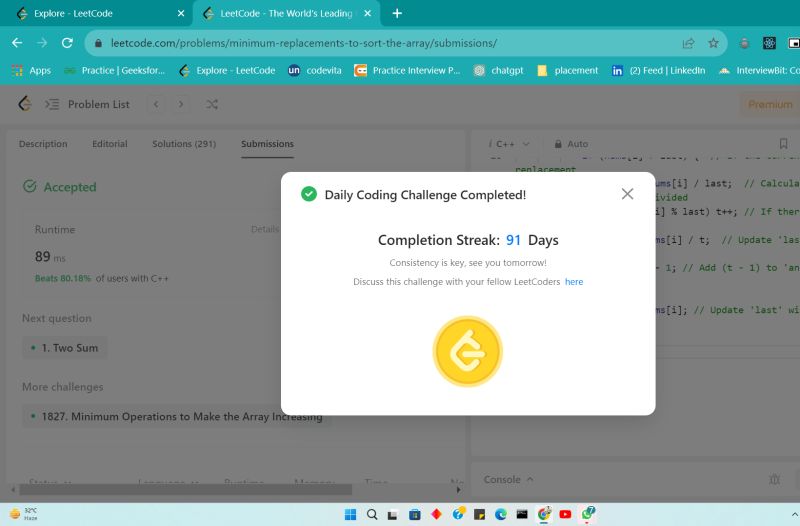 Harun Ansari on LinkedIn: #leetcode2023 #codingjourney #91daysofcode # ... Harun Ansari on LinkedIn: #leetcode2023 #codingjourney #91daysofcode # ...
