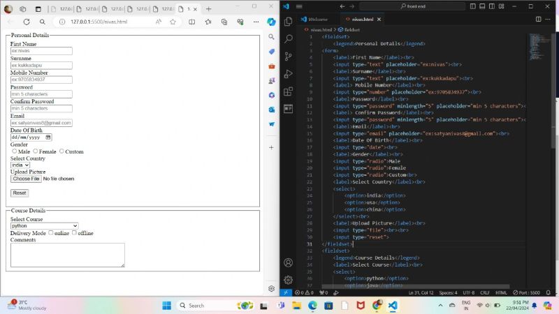 Satyanivas Kukkadapu on LinkedIn: #fullstackwebdevelopment #html # ... Satyanivas Kukkadapu on LinkedIn: #fullstackwebdevelopment #html # ...