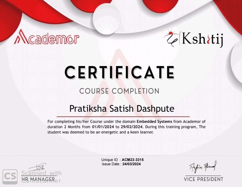 Pratiksha Dashpute on LinkedIn: #embeddedsystems #skillbuilding # ... Pratiksha Dashpute on LinkedIn: #embeddedsystems #skillbuilding # ...