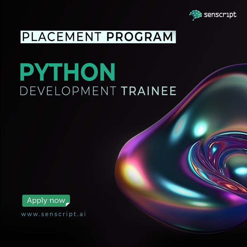 Senscript Technologies on LinkedIn: #python #pythondeveloper # ... Senscript Technologies on LinkedIn: #python #pythondeveloper # ...