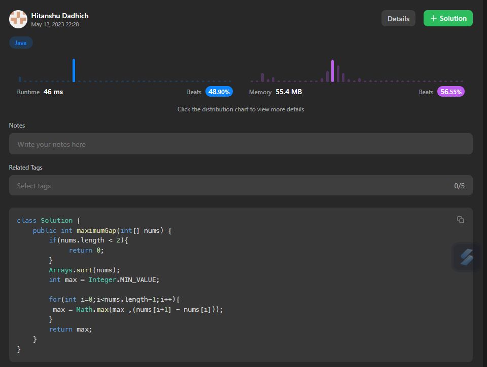 Hitanshu Dadhich on LinkedIn: #100daysofcodechallenge #leetcode2023 # ... Hitanshu Dadhich on LinkedIn: #100daysofcodechallenge #leetcode2023 # ...