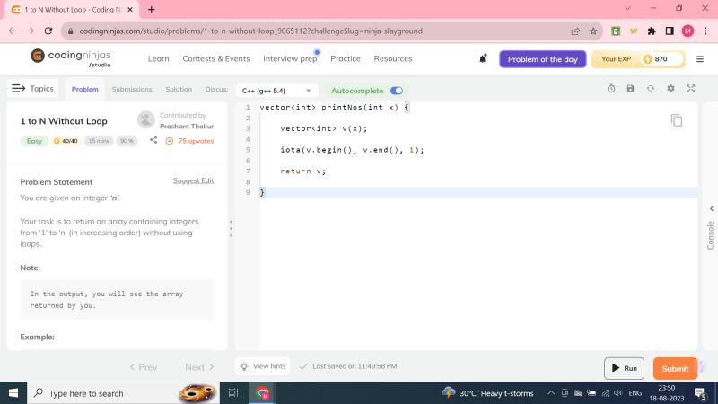 Mahadevan . on LinkedIn: #codingninjas #recursionrocks #problemsolving ... Mahadevan . on LinkedIn: #codingninjas #recursionrocks #problemsolving ...