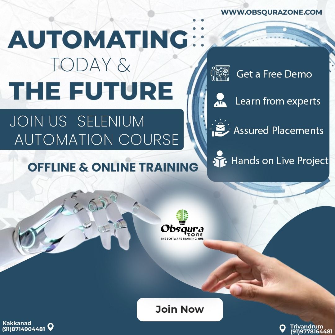 Obsqura Zone on LinkedIn: #automationtesting #seleniumtesting #java # ... Obsqura Zone on LinkedIn: #automationtesting #seleniumtesting #java # ...