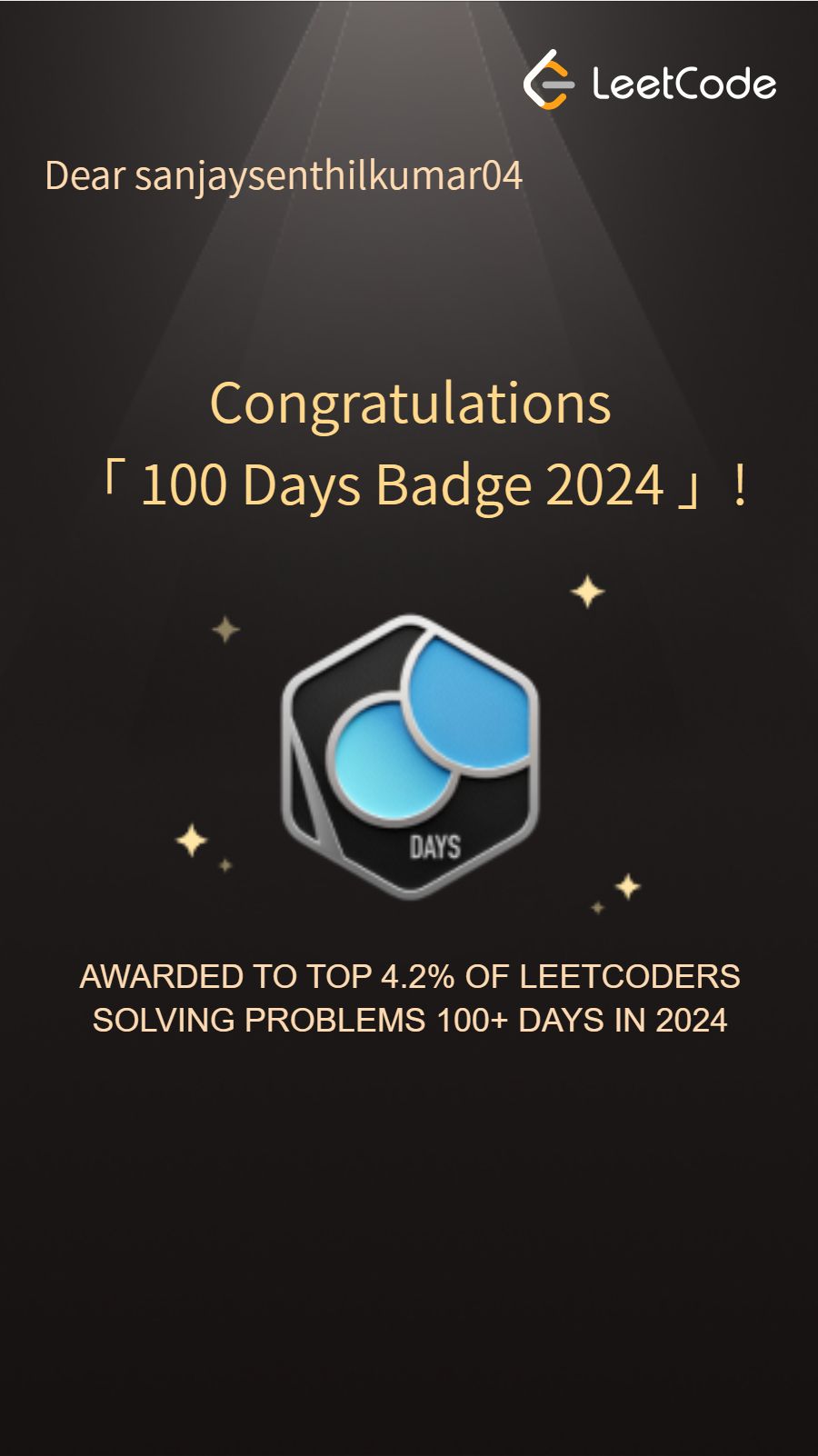 Sanjay Senthilkumar on LinkedIn: #leetcode #100dayschallenge #coding # ... Sanjay Senthilkumar on LinkedIn: #leetcode #100dayschallenge #coding # ...