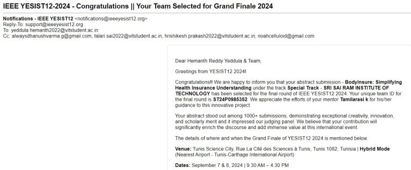 Sai Puneeth Balaji on LinkedIn: Congrats to Dhanush Varma and Hemanth ... Sai Puneeth Balaji on LinkedIn: Congrats to Dhanush Varma and Hemanth ...