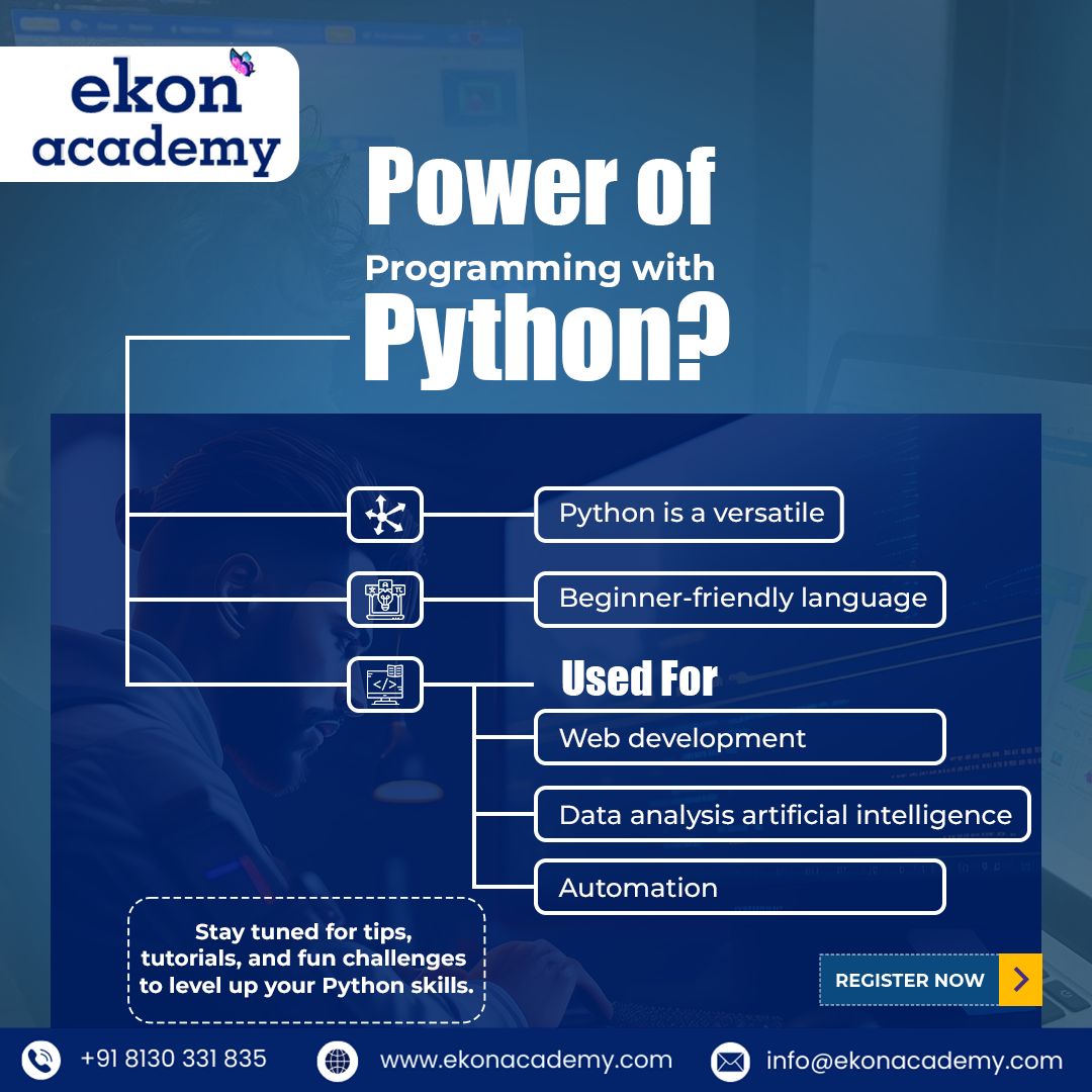 Ekon Academy on LinkedIn: #python #programming #coding #tech # ... Ekon Academy on LinkedIn: #python #programming #coding #tech # ...