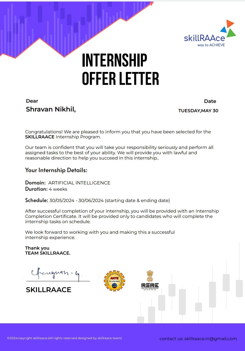 Shravan Nikhil on LinkedIn: #internship #artificialintelligence #ai # ... Shravan Nikhil on LinkedIn: #internship #artificialintelligence #ai # ...