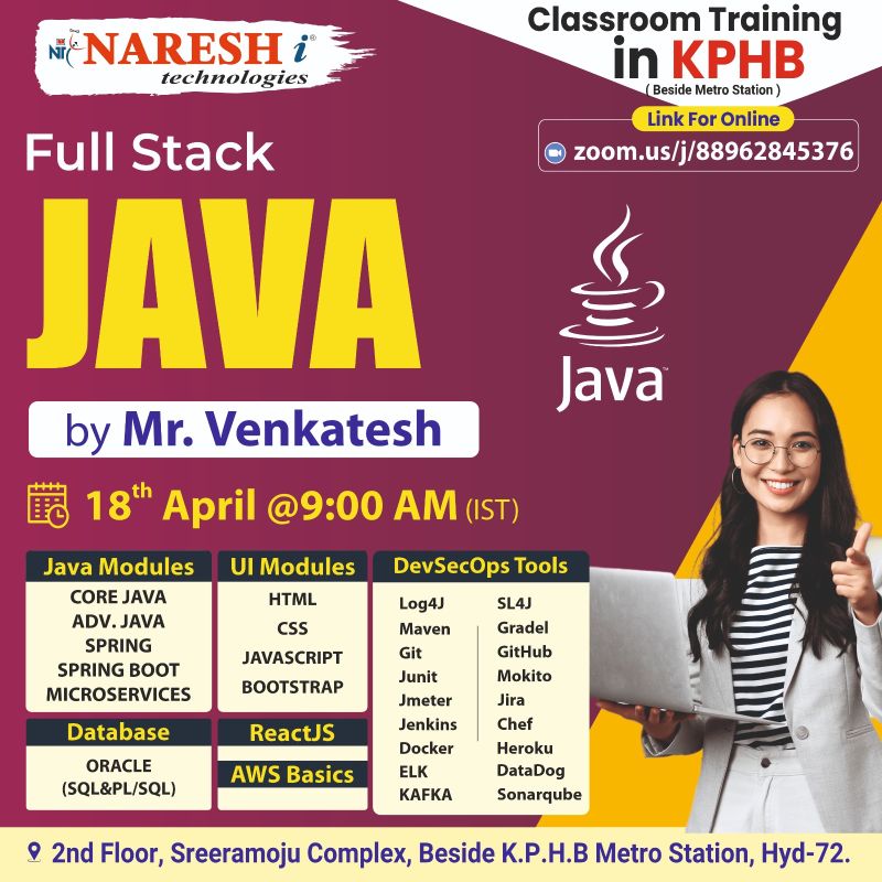Naresh i Technologies on LinkedIn: #fullstackjava #corejava #java # ... Naresh i Technologies on LinkedIn: #fullstackjava #corejava #java # ...