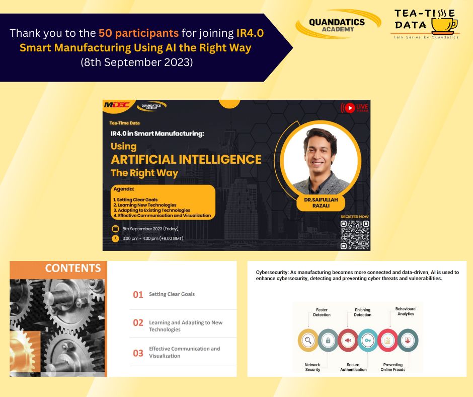 Quandatics Academy on LinkedIn: #ir4 #ai #smartmanufacturing #bigdata # ... Quandatics Academy on LinkedIn: #ir4 #ai #smartmanufacturing #bigdata # ...