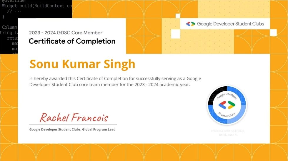 Sonu Kumar Singh on LinkedIn: ЁЯОЙ I'm delighted to share the completion ... Sonu Kumar Singh on LinkedIn: ЁЯОЙ I'm delighted to share the completion ...