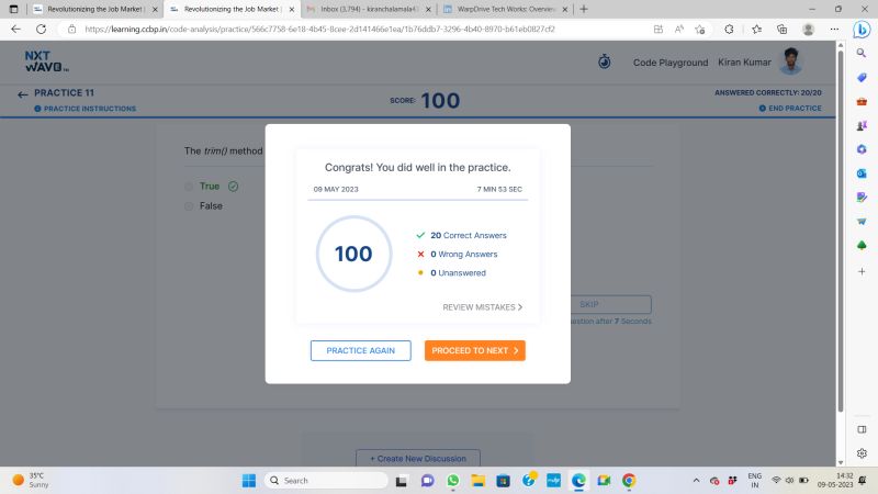 KIRAN KUMAR CHALAMALA on LinkedIn: #nxtwave #dynamicwebapplication # ... KIRAN KUMAR CHALAMALA on LinkedIn: #nxtwave #dynamicwebapplication # ...