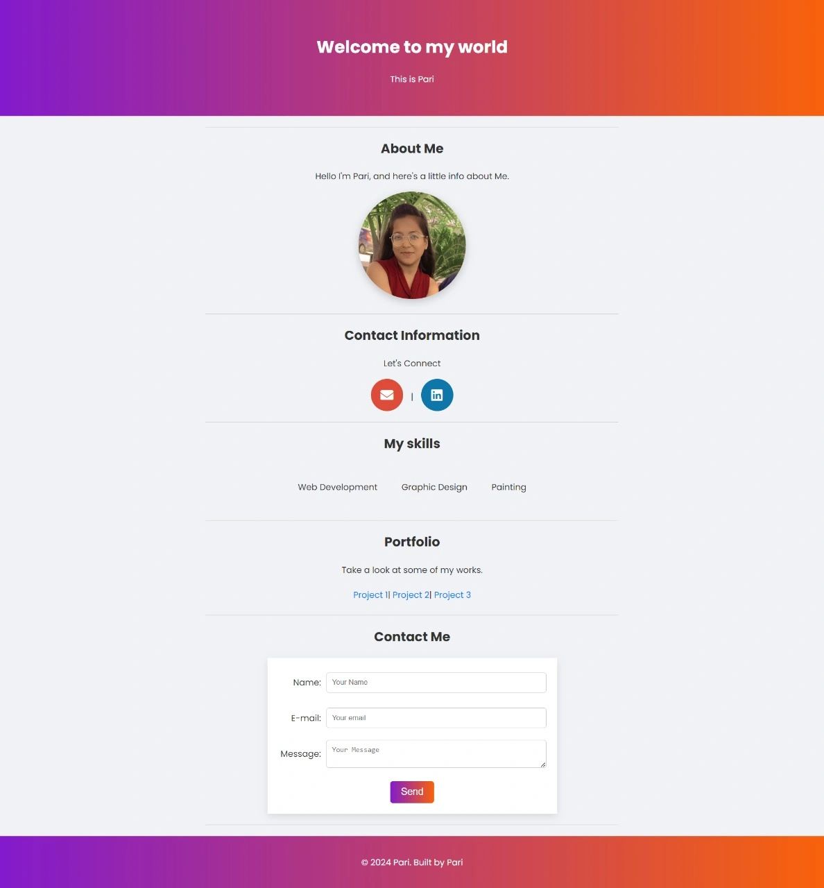 Pari Bansal on LinkedIn: #webdevelopment #html #css #portfolio # ... Pari Bansal on LinkedIn: #webdevelopment #html #css #portfolio # ...