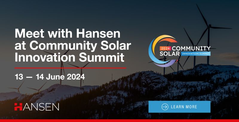 Hansen Technologies on LinkedIn: Community Solar Innovation Summit 2024 Hansen Technologies on LinkedIn: Community Solar Innovation Summit 2024