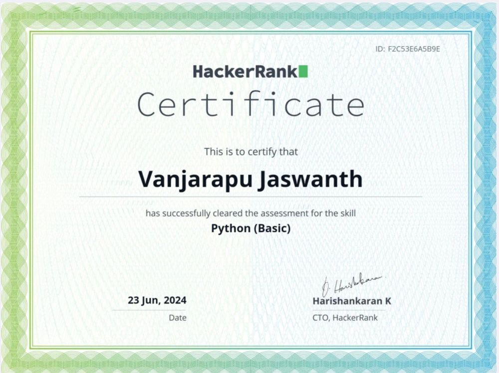 Jaswanth Vanjarapu on LinkedIn: #python #coding #programming # ... Jaswanth Vanjarapu on LinkedIn: #python #coding #programming # ...