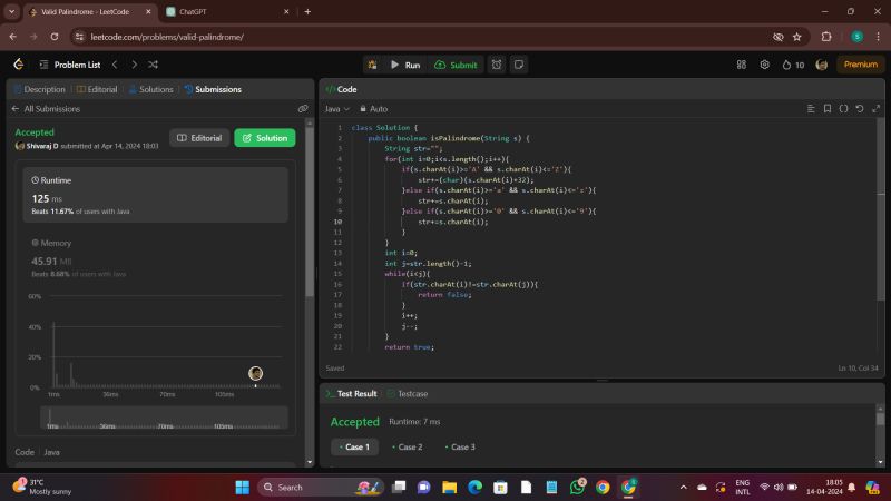 Shiva Raj on LinkedIn: #100daysofcode #codingchallenge #palindrome # ... Shiva Raj on LinkedIn: #100daysofcode #codingchallenge #palindrome # ...