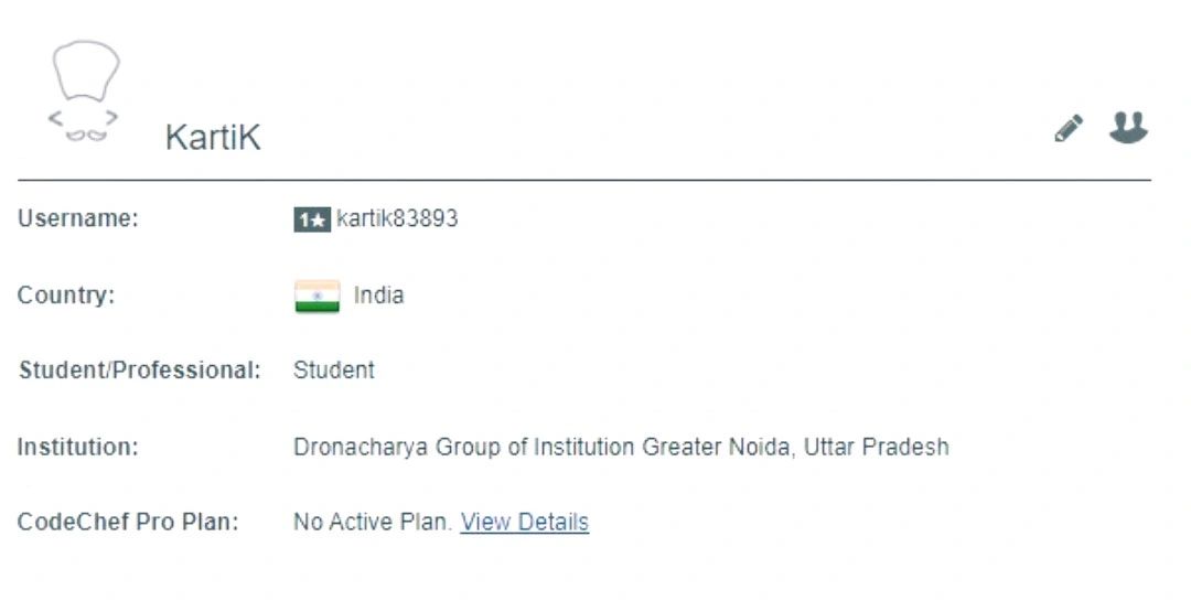 KartiK Kumar on LinkedIn: #codechef #competitiveprogramming #java # ... KartiK Kumar on LinkedIn: #codechef #competitiveprogramming #java # ...