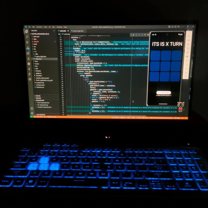 Mohd Sayeed on LinkedIn: #tictactoe #flutter #flutterdev #gameon Mohd Sayeed on LinkedIn: #tictactoe #flutter #flutterdev #gameon