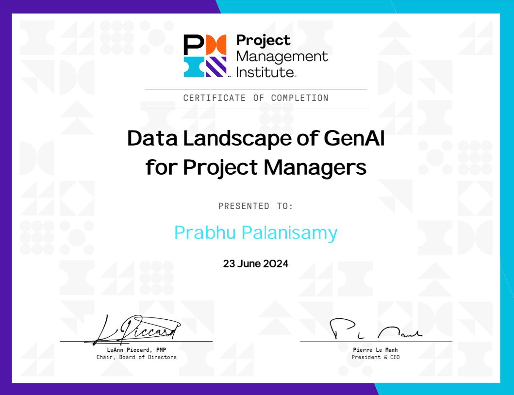 Prabhu Palanisamy on LinkedIn: #certification # ... Prabhu Palanisamy on LinkedIn: #certification # ...