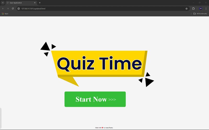 Aman Pandey on LinkedIn: THE QUIZ APPLICATION WEB APP FIRST DAY LOOKING ... Aman Pandey on LinkedIn: THE QUIZ APPLICATION WEB APP FIRST DAY LOOKING ...