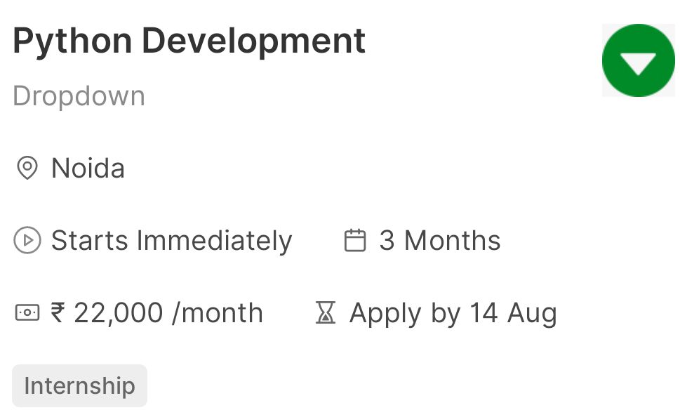 Jyoti Bhasin on LinkedIn: #hiring #intern #python #fresher | 17 comments Jyoti Bhasin on LinkedIn: #hiring #intern #python #fresher | 17 comments