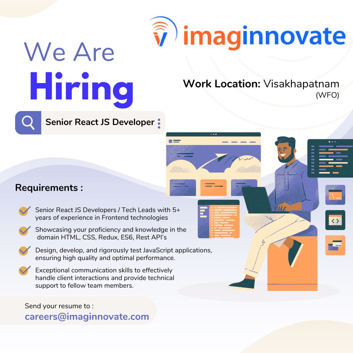 Ganesh kumar K. on LinkedIn: #hiringalert #opentowork #hiring #reactjs ... Ganesh kumar K. on LinkedIn: #hiringalert #opentowork #hiring #reactjs ...