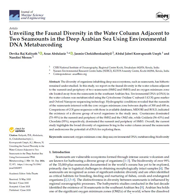 Devika Raj K on LinkedIn: #edna #metabarcoding #marine #biodiversity # ... Devika Raj K on LinkedIn: #edna #metabarcoding #marine #biodiversity # ...