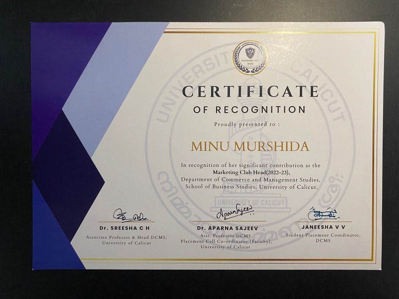 Minu Murshida on LinkedIn: Excited and honored to receive the ... Minu Murshida on LinkedIn: Excited and honored to receive the ...