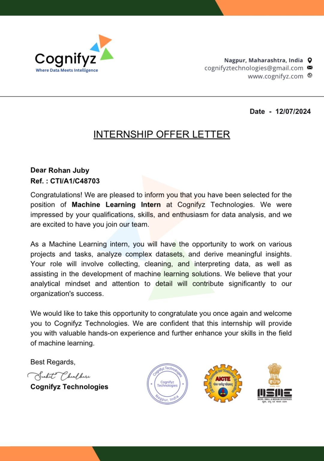 Rohan Juby on LinkedIn: #machinelearning #internship #cognifyz # ... Rohan Juby on LinkedIn: #machinelearning #internship #cognifyz # ...