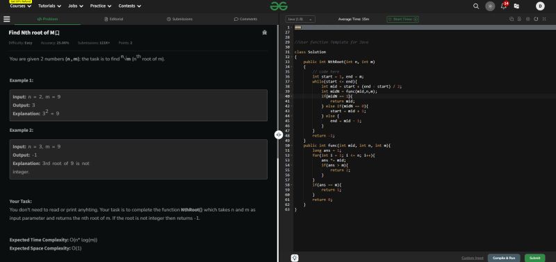 Dev Prasad on LinkedIn: #dsa #leetcode #java #geeksforgeek Dev Prasad on LinkedIn: #dsa #leetcode #java #geeksforgeek