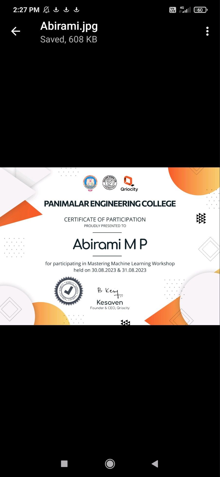 Abirami M. P on LinkedIn: heyyy connection, Qriocity Kesavan ... Abirami M. P on LinkedIn: heyyy connection, Qriocity Kesavan ...