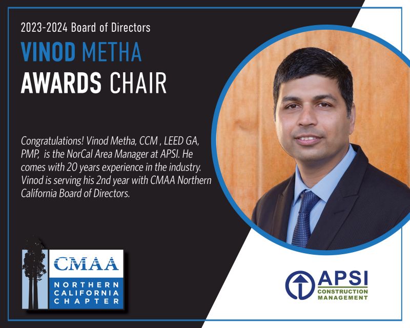APSI Construction Management on LinkedIn: Congratulations to Vinod ... APSI Construction Management on LinkedIn: Congratulations to Vinod ...