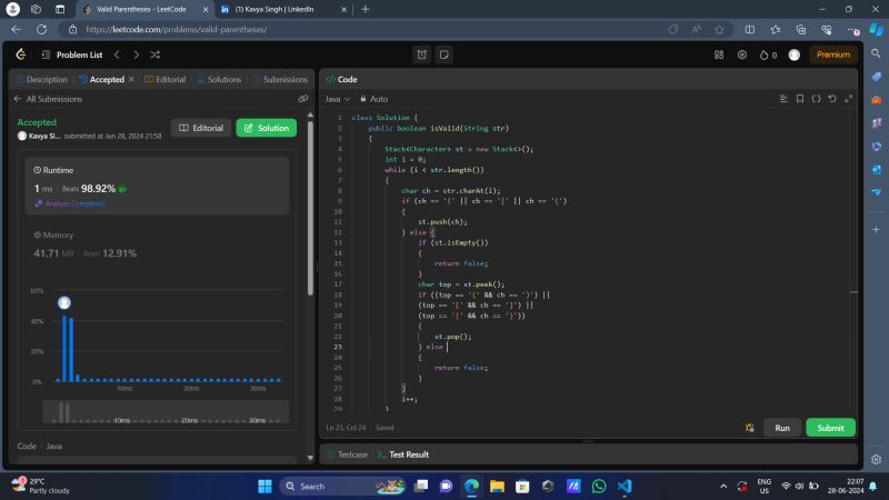 Kavya Singh on LinkedIn: #day51 #100dayleetcode #leetcode ... Kavya Singh on LinkedIn: #day51 #100dayleetcode #leetcode ...
