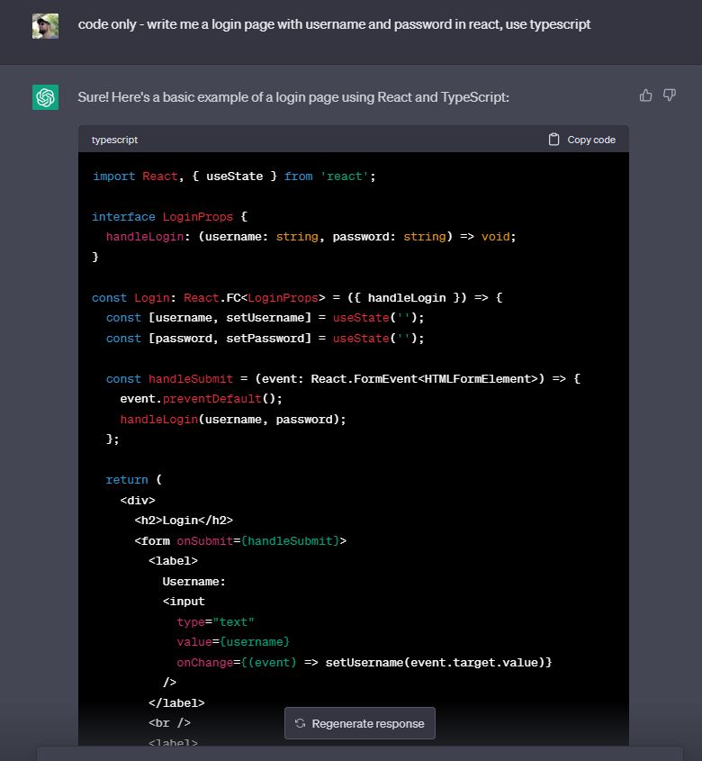 Alperen Elbasan on LinkedIn: #chatgpt #react #coding #software Alperen Elbasan on LinkedIn: #chatgpt #react #coding #software