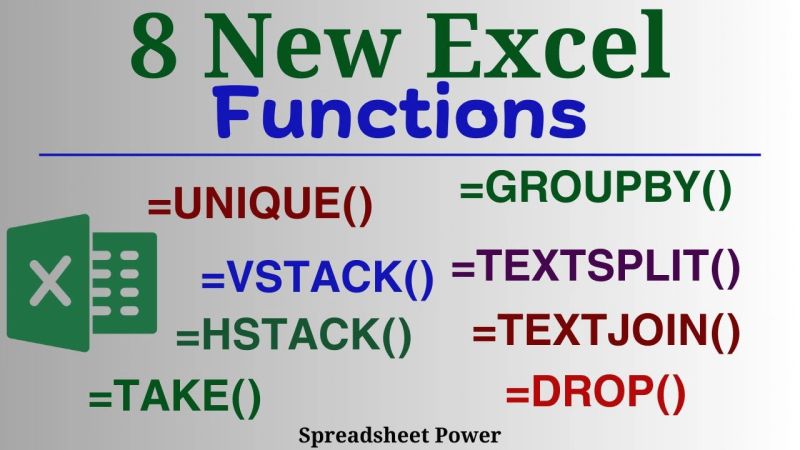 Learn Microsoft Excel on LinkedIn: learn these new 8 functions in ... Learn Microsoft Excel on LinkedIn: learn these new 8 functions in ...