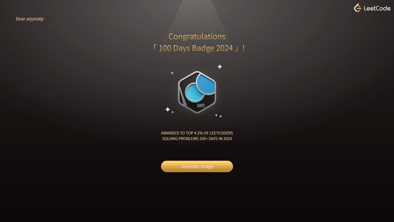 Arjun Atapadkar on LinkedIn: #leetcode #100daysofcode #dsa # ... Arjun Atapadkar on LinkedIn: #leetcode #100daysofcode #dsa # ...