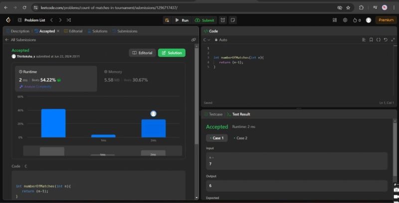 Thiriloksha S on LinkedIn: #100daysofcode #leetcode #codingchallenge # ... Thiriloksha S on LinkedIn: #100daysofcode #leetcode #codingchallenge # ...