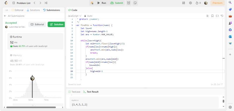 Resolved binary search problem on LeetCode | Vigneshwaran S posted on ... Resolved binary search problem on LeetCode | Vigneshwaran S posted on ...