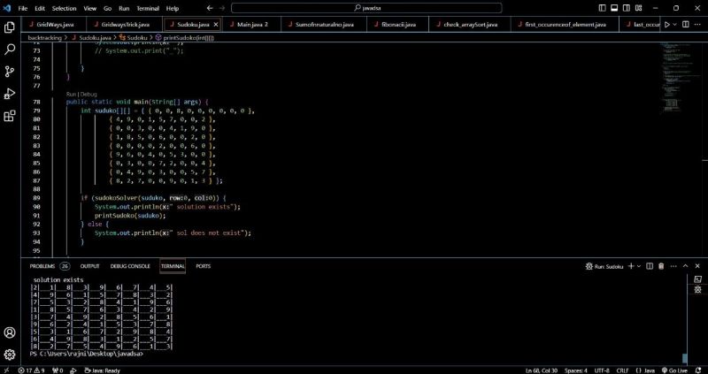 Rajnish Singh on LinkedIn: #backtracking #dsa #sudoku #nqueen Rajnish Singh on LinkedIn: #backtracking #dsa #sudoku #nqueen